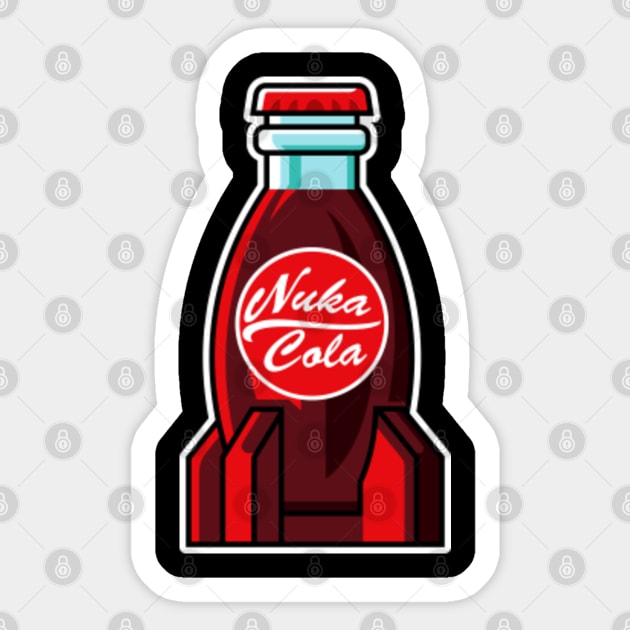 Nuka Cola Bottle Nuka Cola Bottle Sticker Teepublic